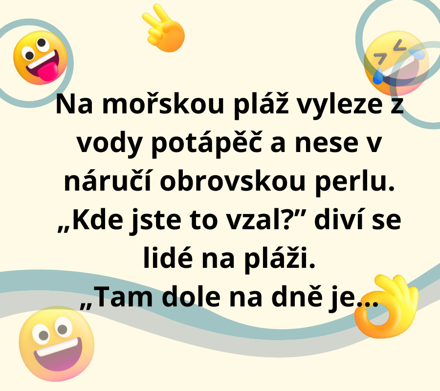VTIP: Na mořskou pláž vyleze z vody potápěč a nese v náručí obrovskou ...